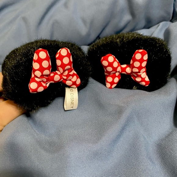 Disney | Accessories | Disney Hair Clip Accessories Plush Mini Ears ...